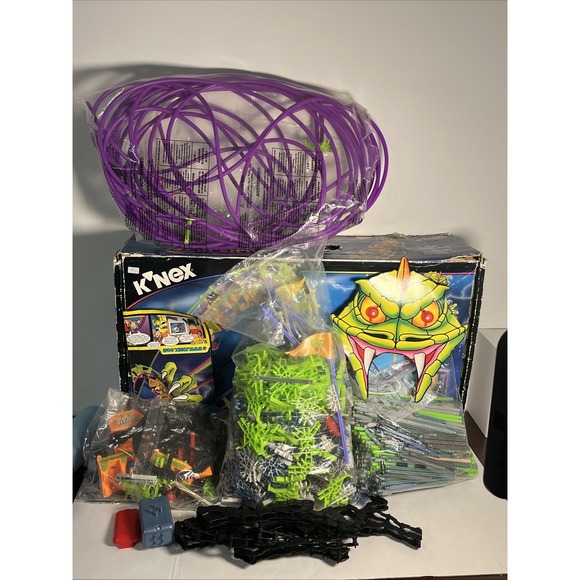 K'Nex | Toys | Knex Screamin Serpent Motorized Roller Coaster Set ...